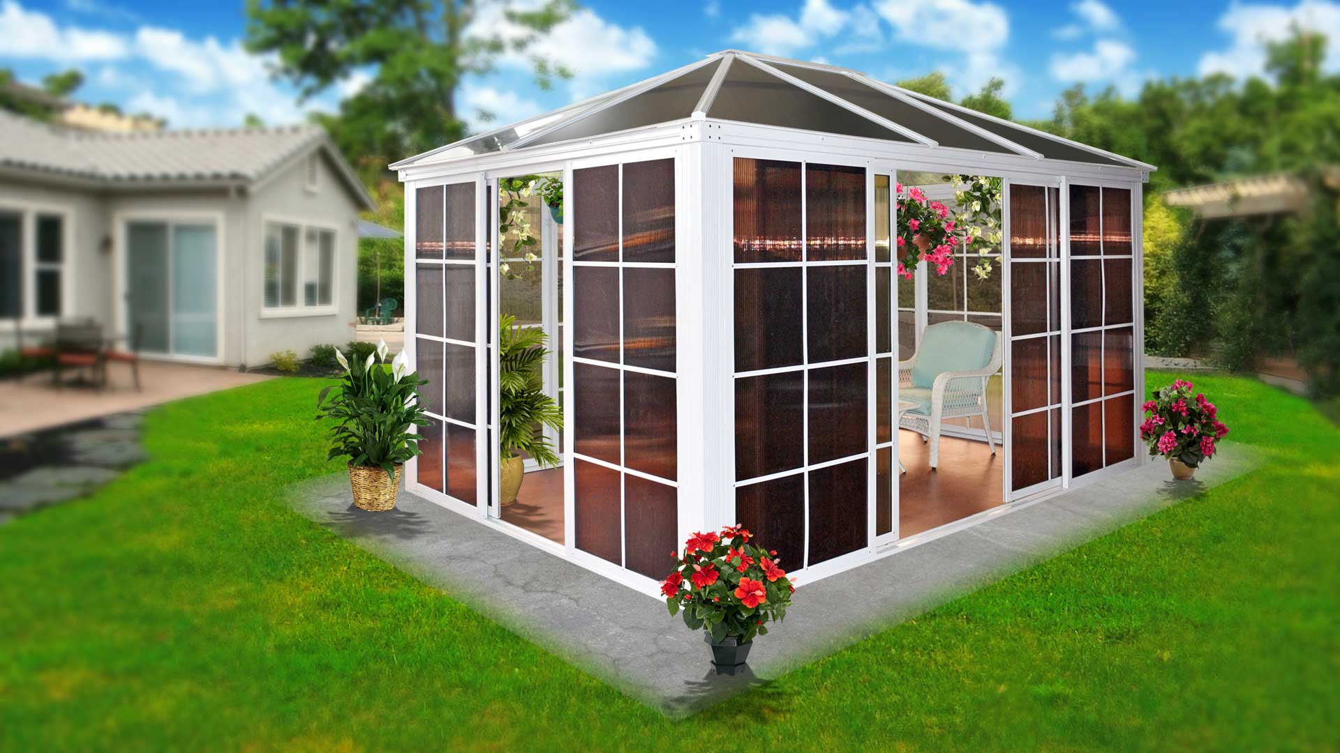 Sun Gazebo 02 - Sunrise Outdoor Ltd.